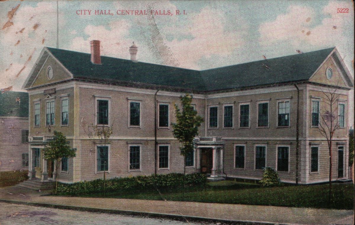 One Postcard Saturdays: “Old” City Hall, Central Falls, RI – Darpity ...